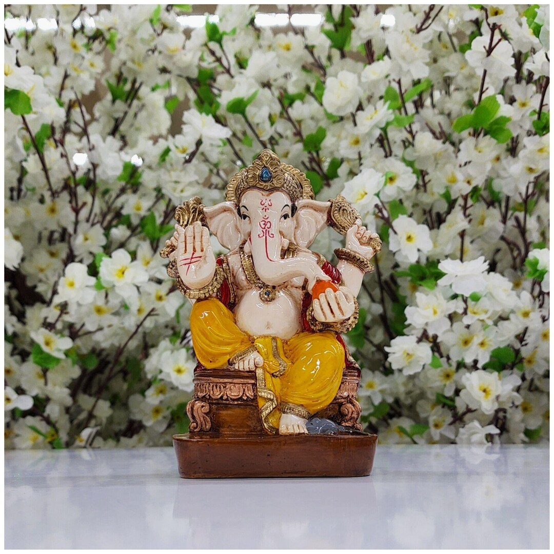 Small Ganesha Statue, Hindu Good Luck Gift (6.25 Inch) - Etsy