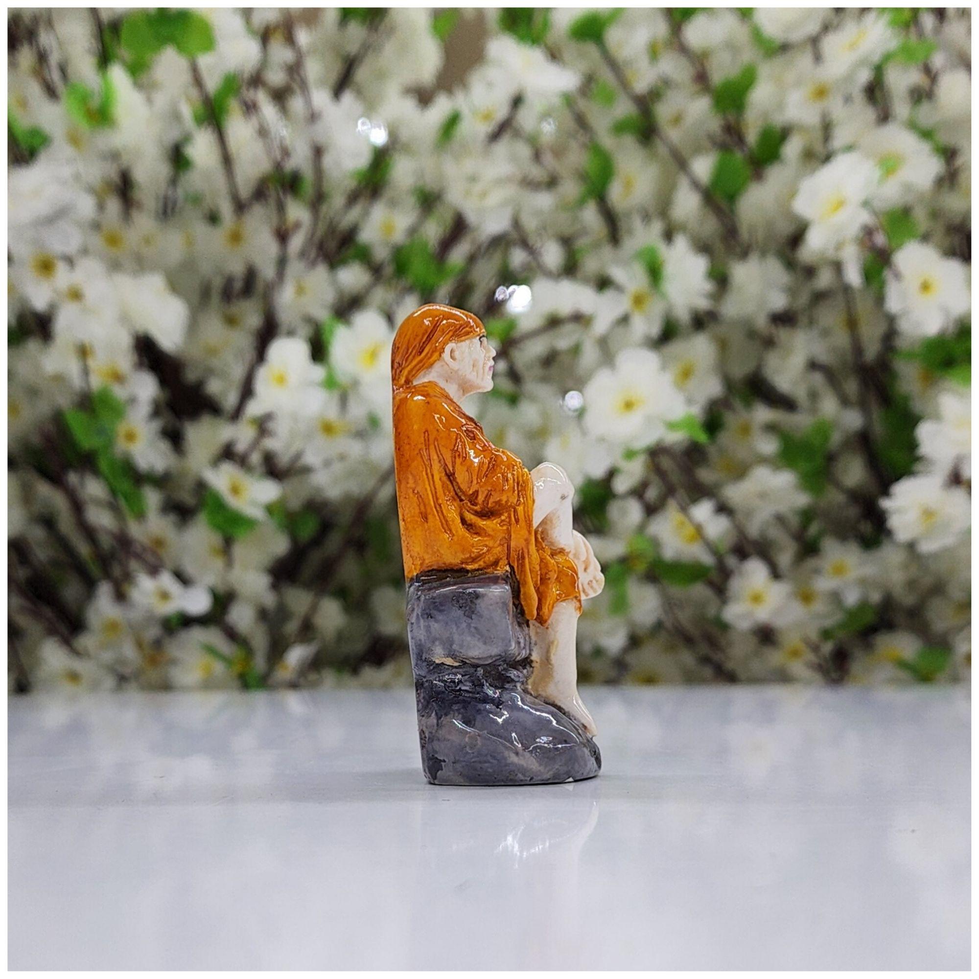 Small Sai Baba Statue, Hindu God Sai Ram Murti - Resin Art - Etsy
