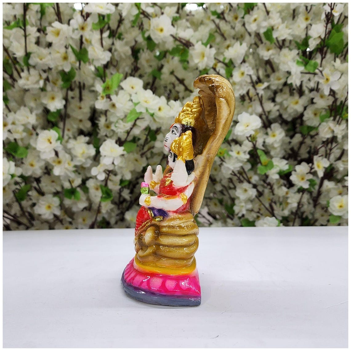 Narasimha Statue Lord Narsingh With Laxmi Hindu God Vishnu Incarnation ...