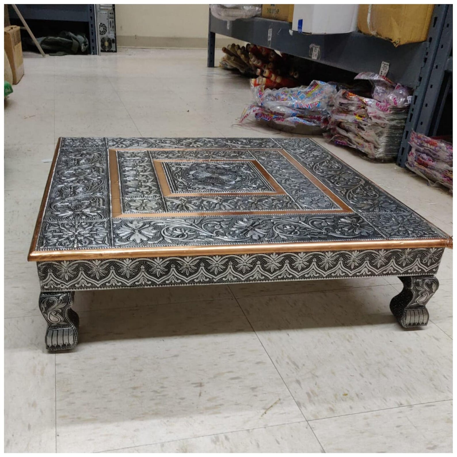 Indian Traditional Bajot Chowki for Pooja God Sitting Stool Handmade ...