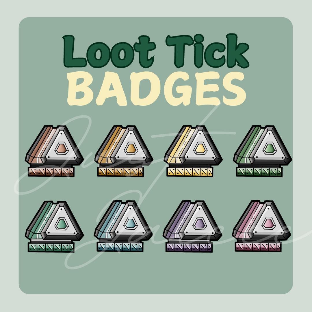 Loot Tick Sub Badges | Twitch | Kick | Discord | Apex Legends - Etsy