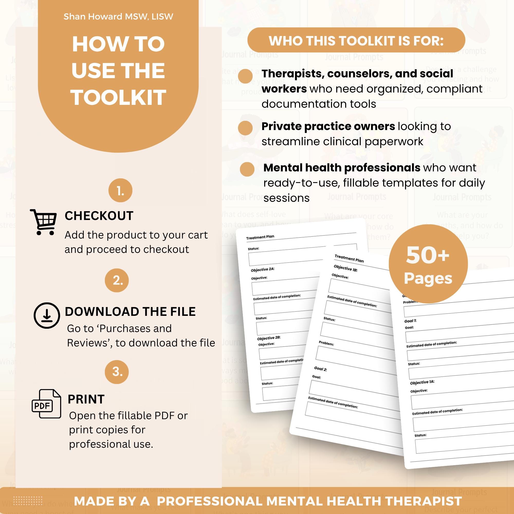 Therapist's Documentation Toolkit, Progress Note, Discharge Summary ...