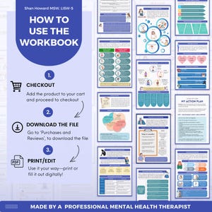 Grief and Loss Workbook Mega Bundle, Coping With Grief Journal, Therapy ...