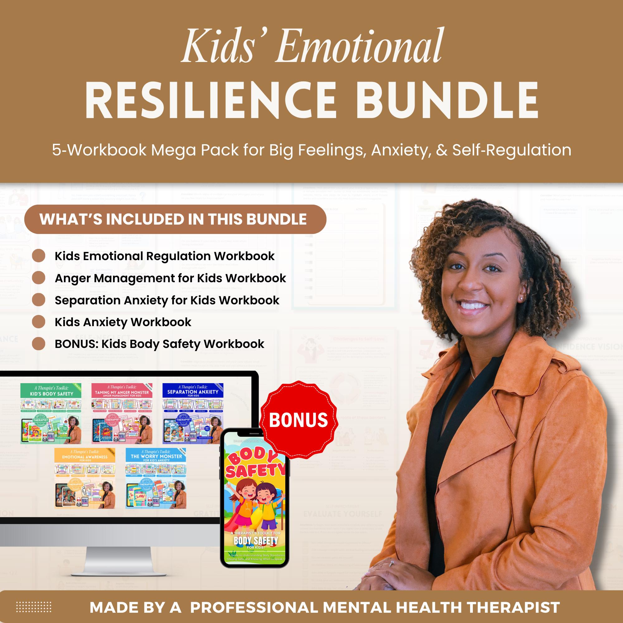 Kids Emotional Regulation Mega Bundle Toolkit, All in One Child Therapy ...