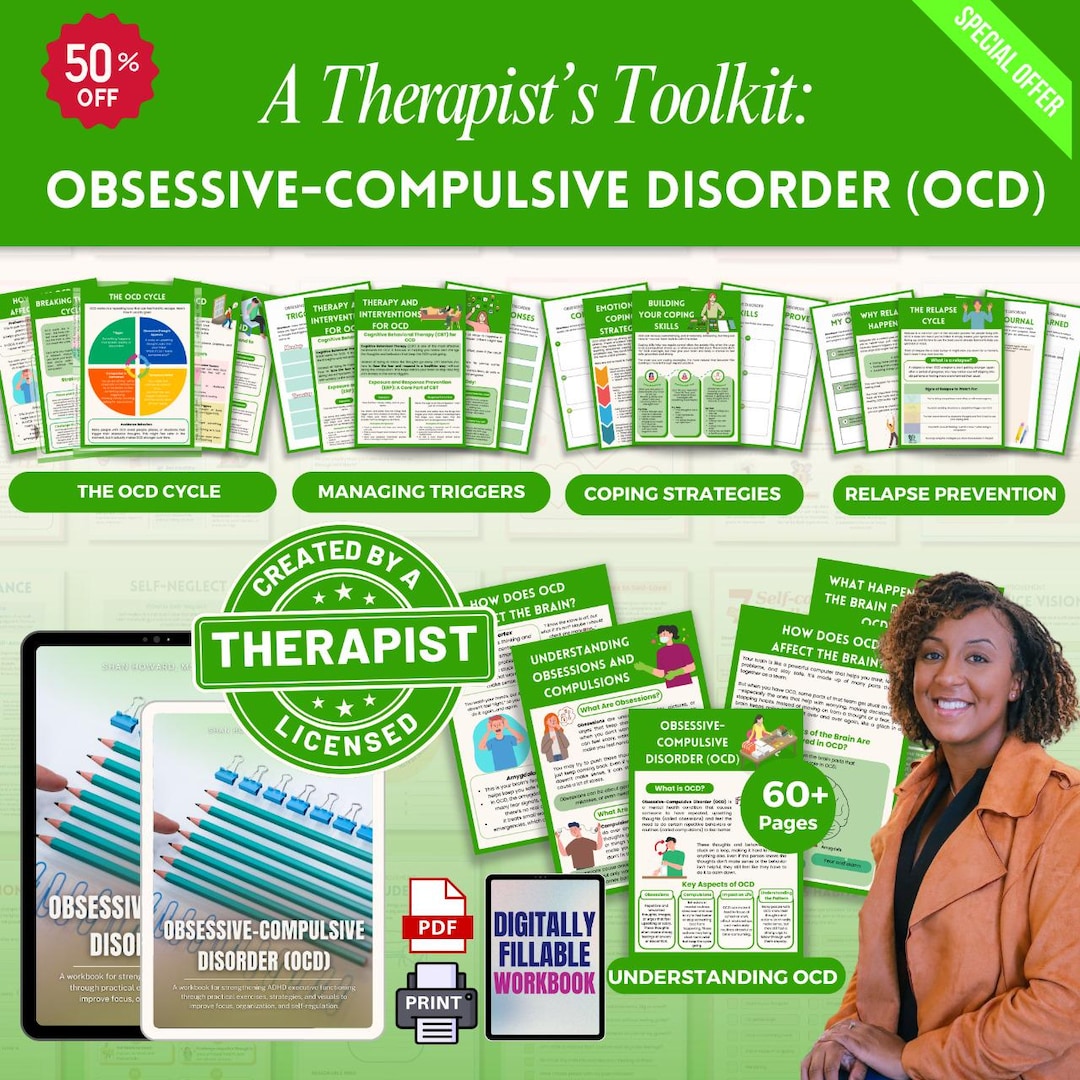 Obsessive-compulsive Disorder (OCD) Mega Bundle Workbook, Intrusive ...