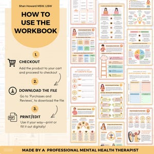 Self Worth Bundle, Therapy Worksheets, Self Esteem, Inner Critic, Self ...