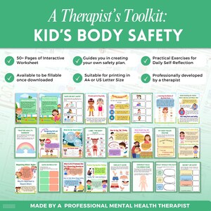 Kids Body Safety Mega Bundle Workbook, Play Therapy, Parenting Tips ...