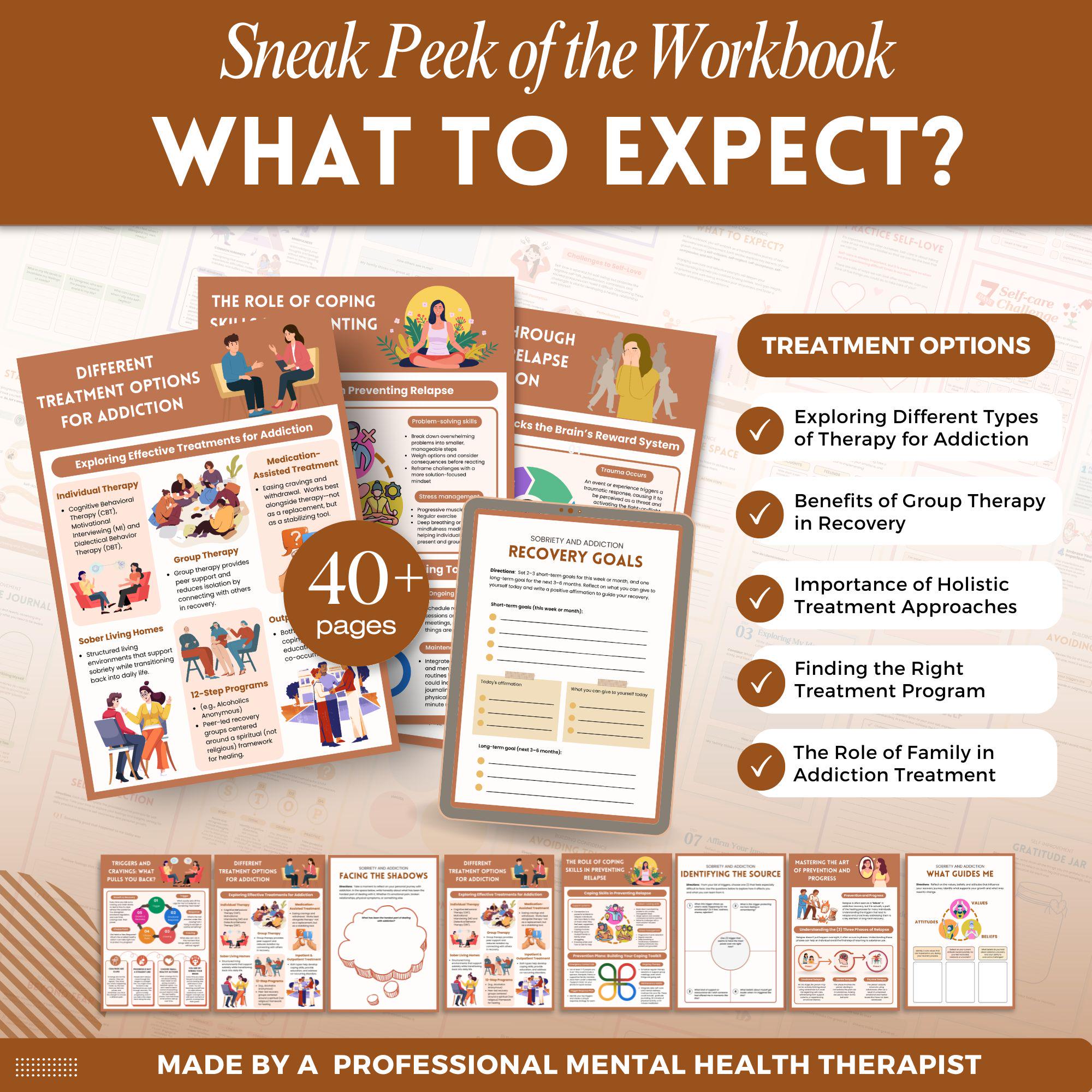 Addiction and Sobriety Mega Bundle Workbook, Substance Use, CBT Tools ...