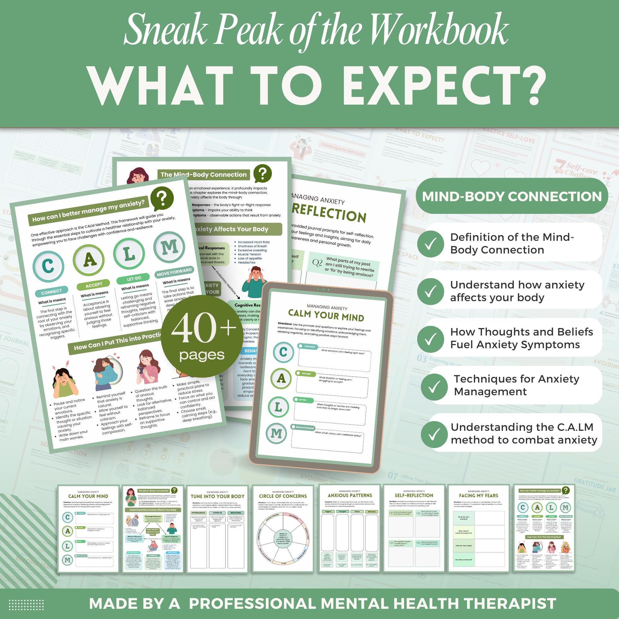 Anxiety Toolkit Mega Bundle, Managing Anxiety, Therapy Worksheets ...