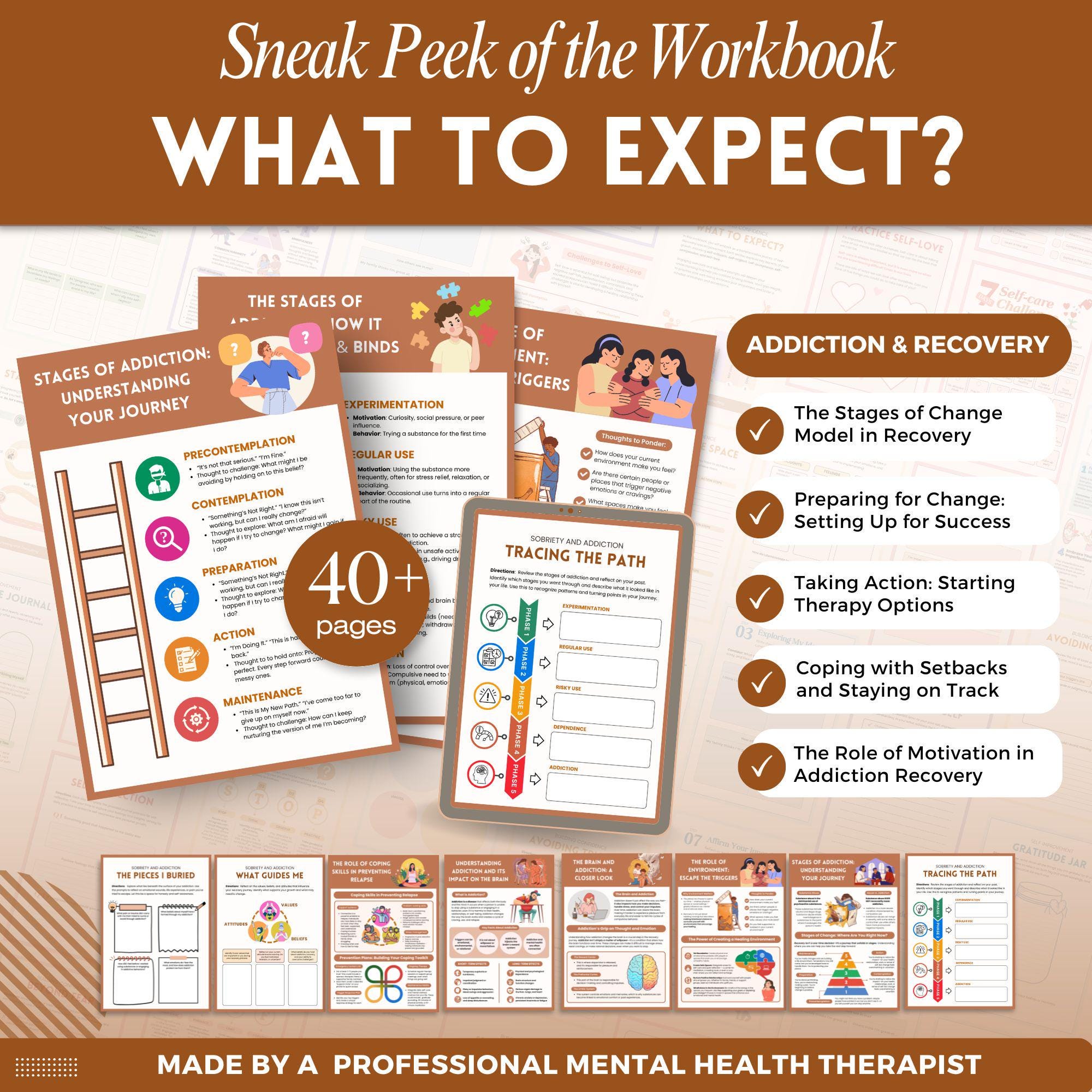 Addiction and Sobriety Mega Bundle Workbook, Substance Use, CBT Tools ...