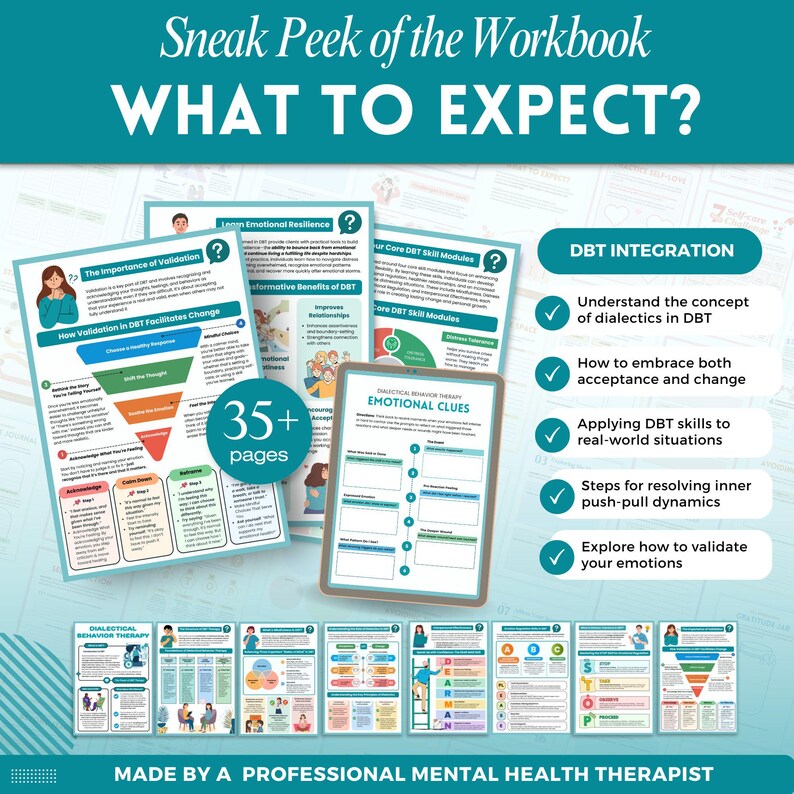 DBT Workbook for Clients Mega Bundle, Dbt Workbook, Dbt Skills ...