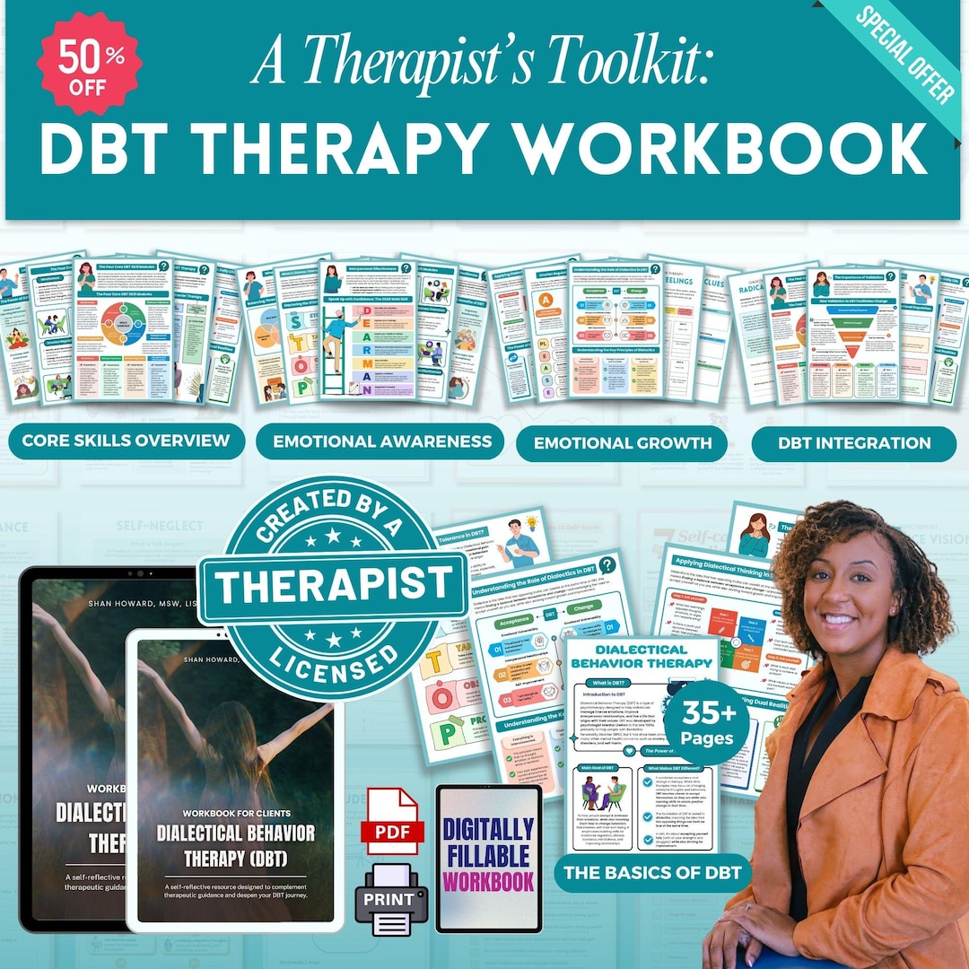 DBT Workbook for Clients Mega Bundle, Dbt Workbook, Dbt Skills ...