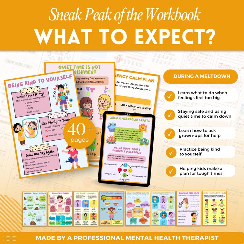 When Big Feelings Explode Workbook Mega Bundle, Meltdown Workbook ...