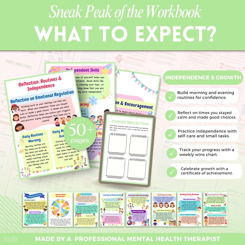 Kid's Autism Mega Bundle Workbook, for Therapist, Parents, School ...