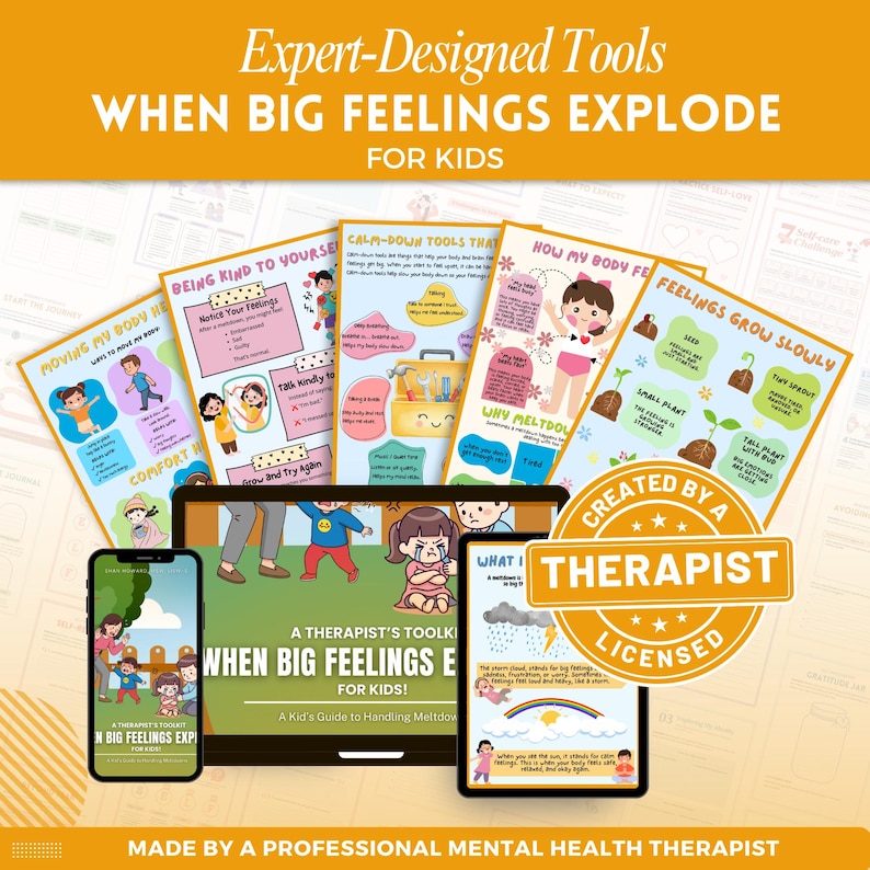 When Big Feelings Explode Workbook Mega Bundle, Meltdown Workbook ...