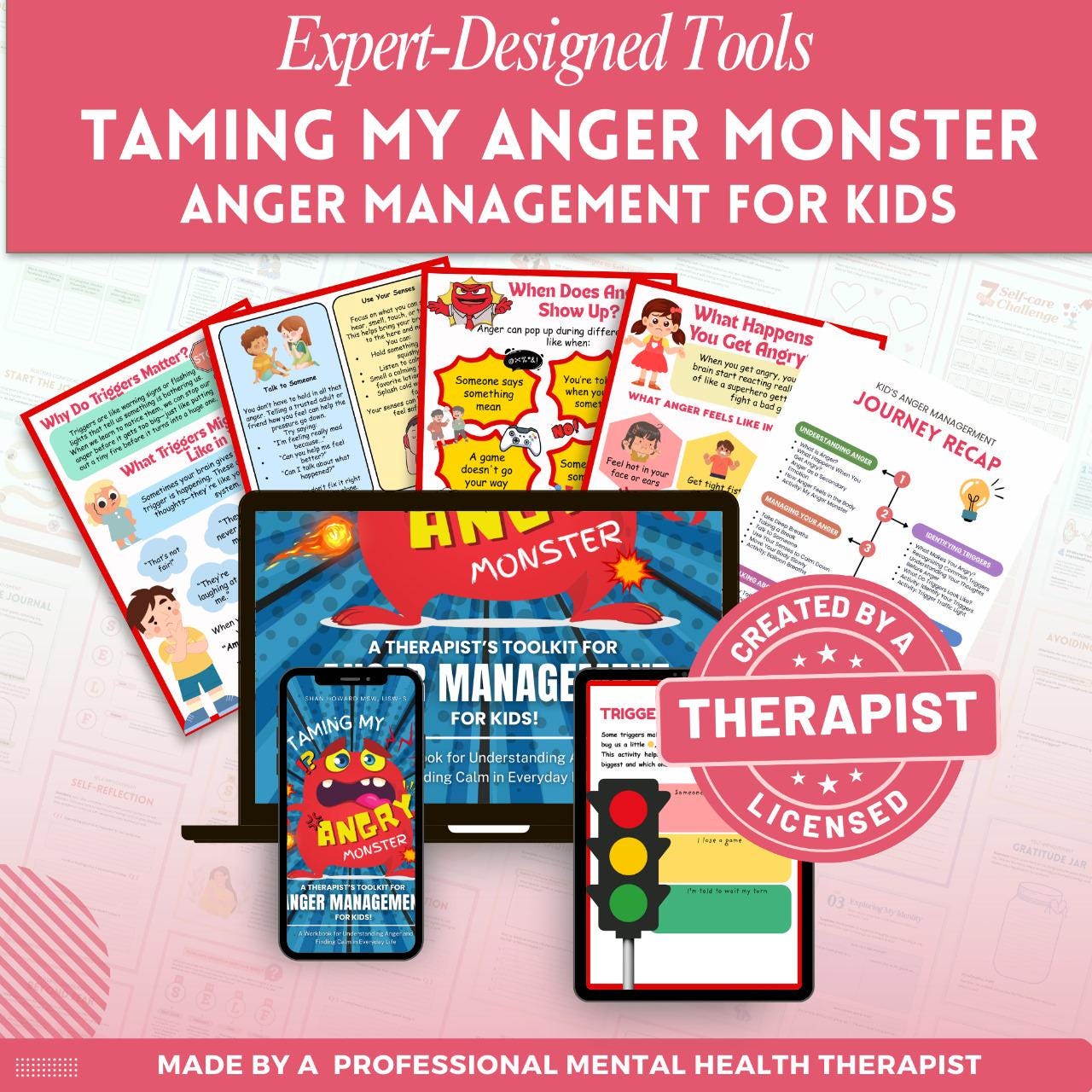Anger Management, Kids Anger, Emotional Regulation, Anger Worksheets ...