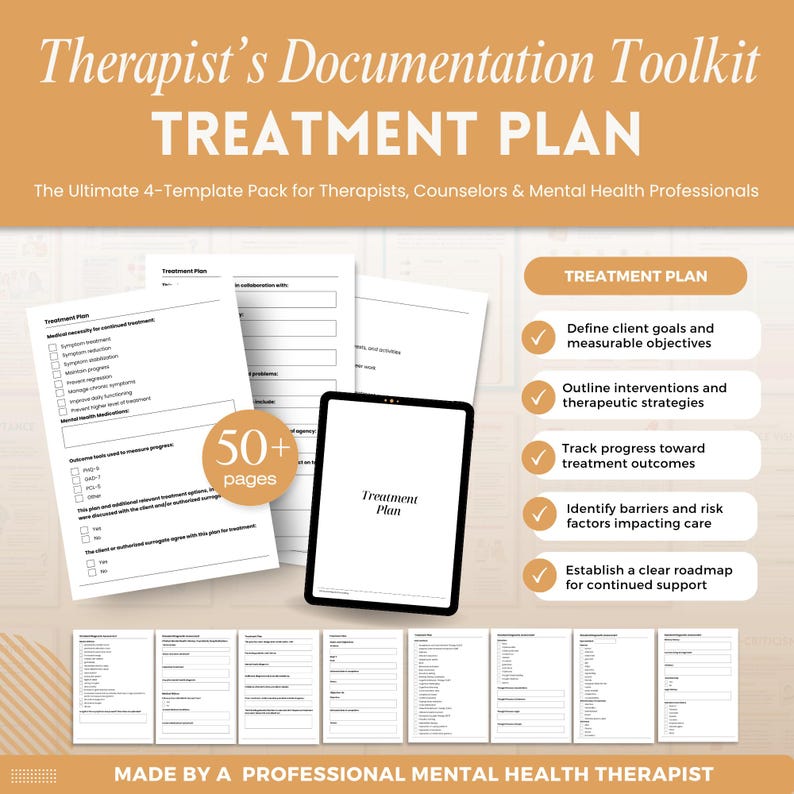 Therapist's Documentation Toolkit, Progress Note, Discharge Summary ...