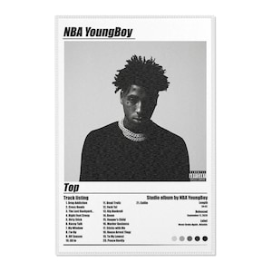 NBA Youngboy top Album Cover Track List Room Rug - Etsy