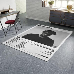 NBA Youngboy top Album Cover Track List Room Rug - Etsy