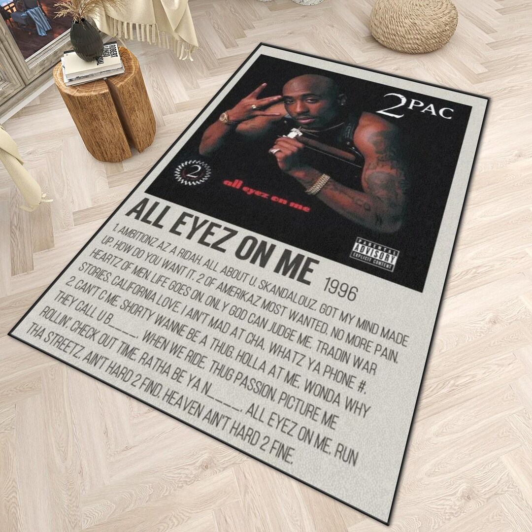 2pac all Eyes on Me Album Room Rug - Etsy