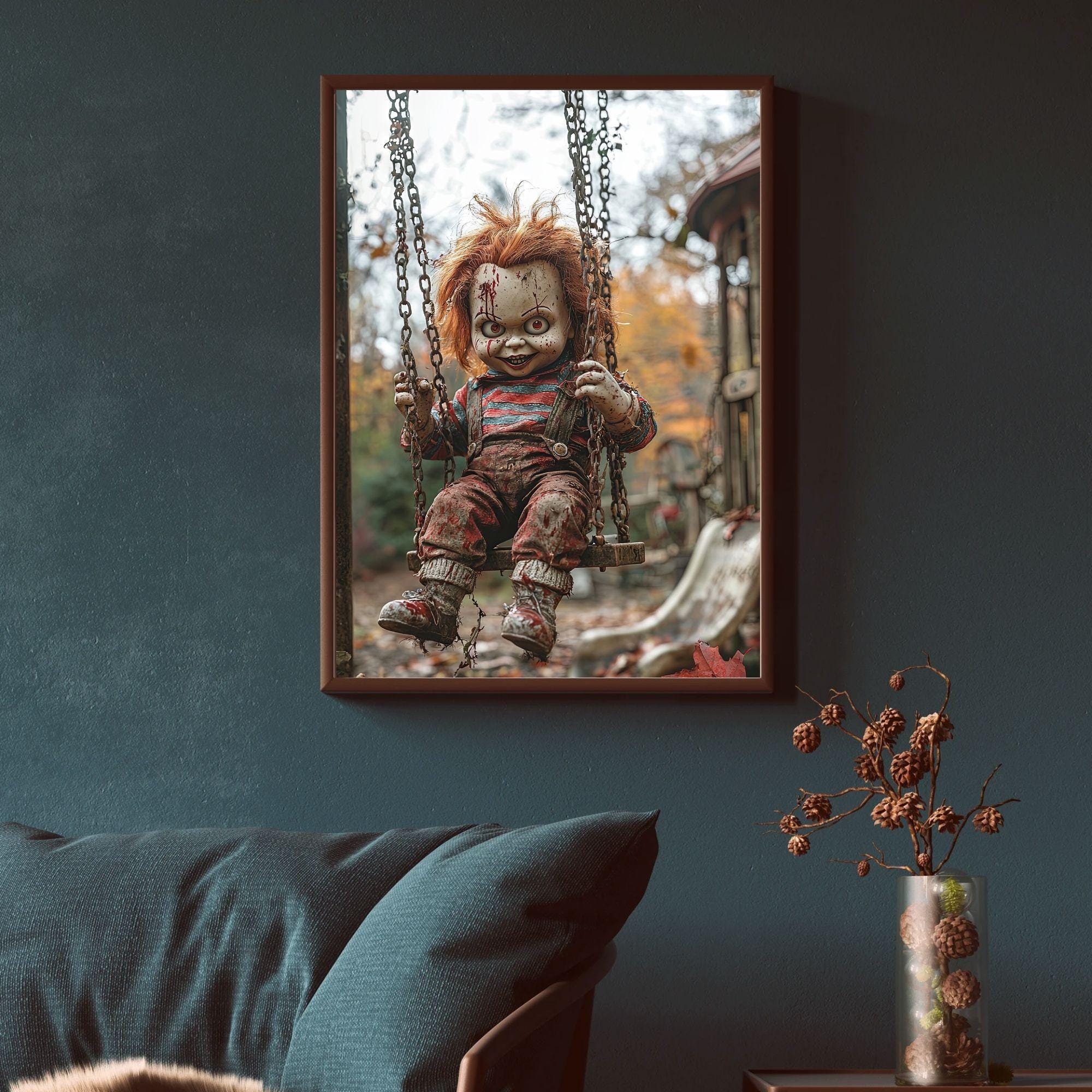 Digital Chucky Poster | High Resolution Chucky Art Print | Instant ...