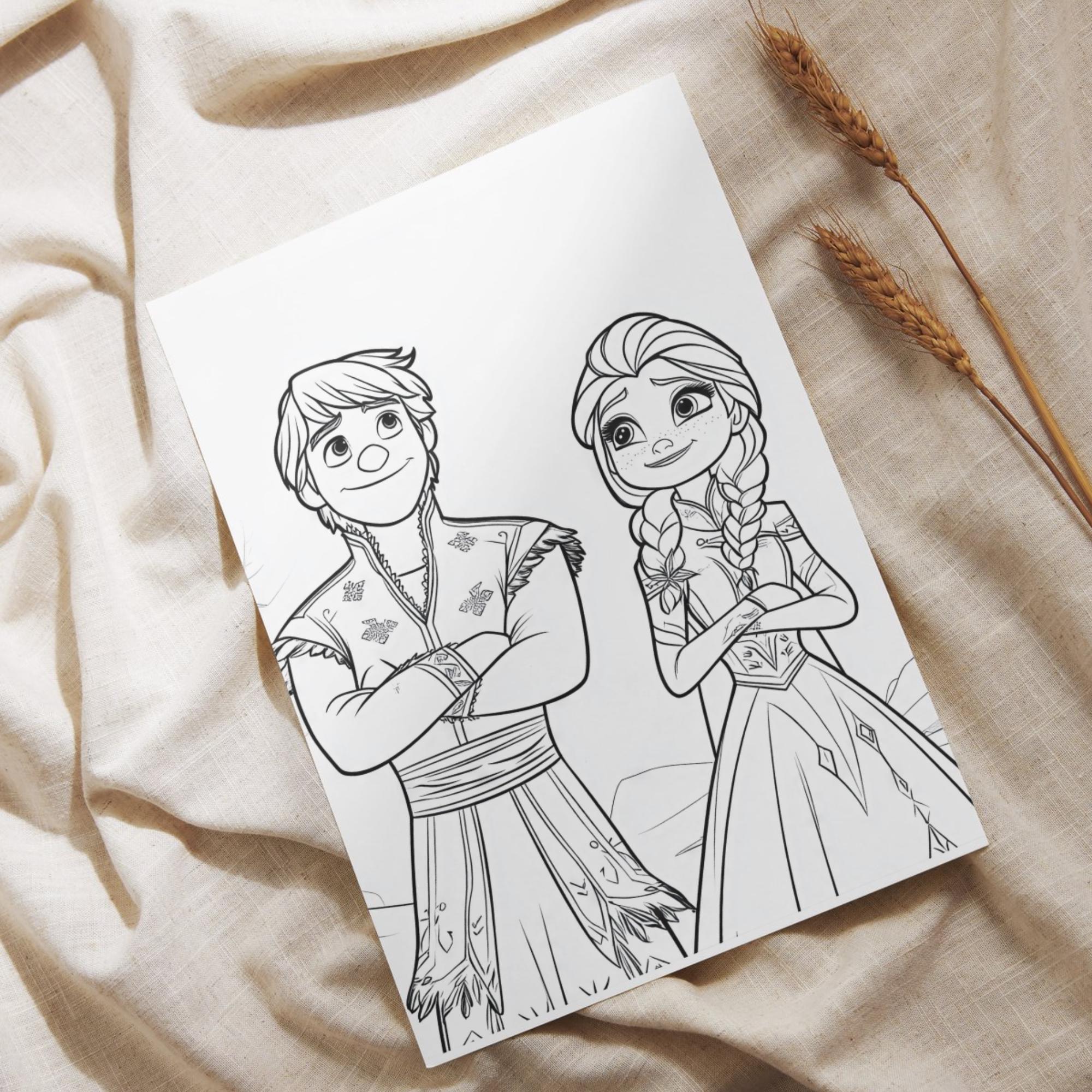 Elsa Coloring Pages | Frozen Birthday Party Favors & Activities ...