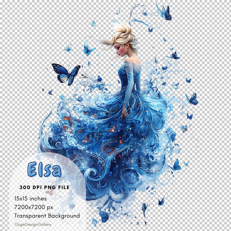 Frozen Clipart, Elsa & Anna PNG, Olaf Digital Art for Frozen Birthday ...