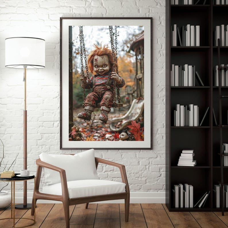 Digital Chucky Poster | High Resolution Chucky Art Print | Instant ...