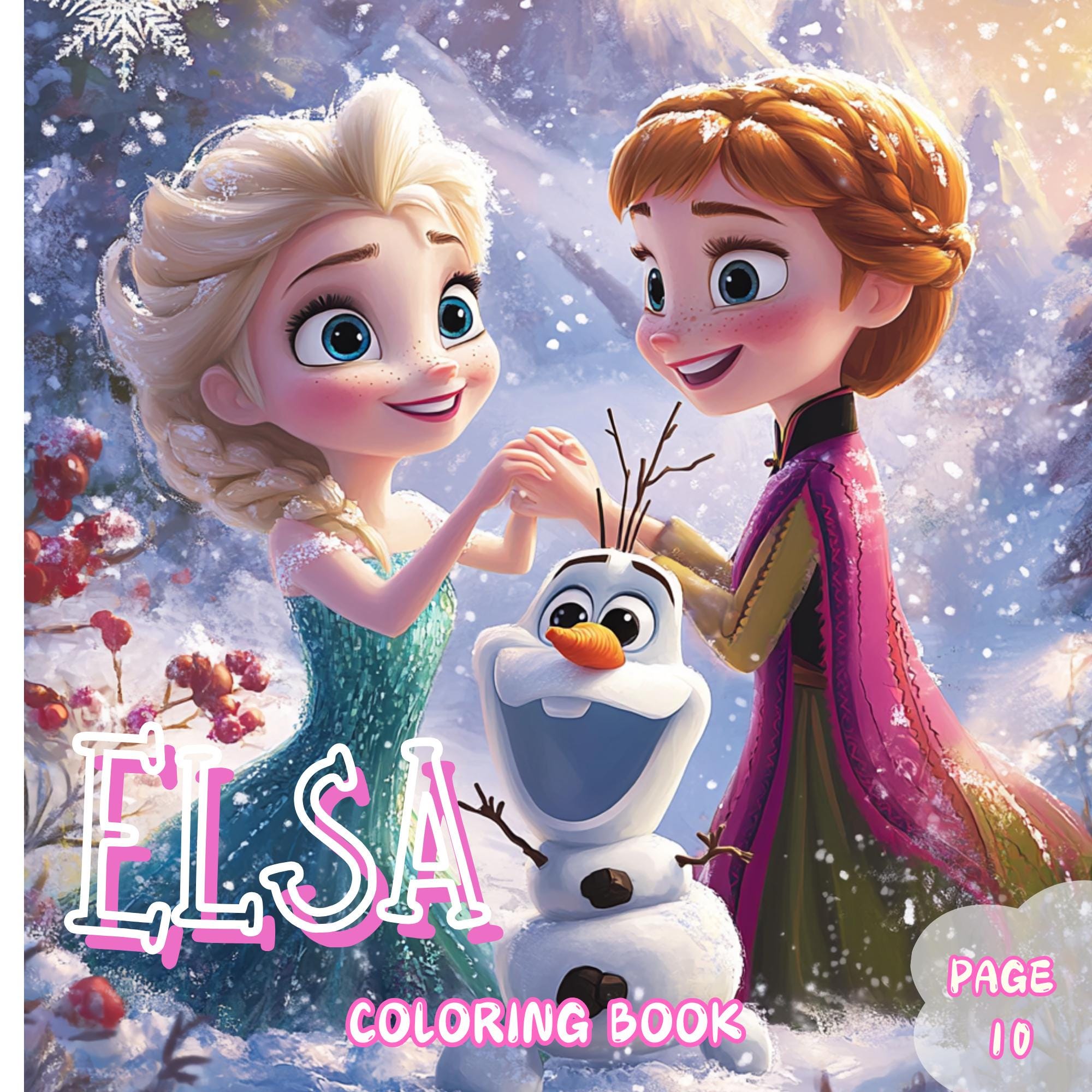 Printable Elsa Coloring Pages for Kids - 10 Fun & Engaging Coloring ...
