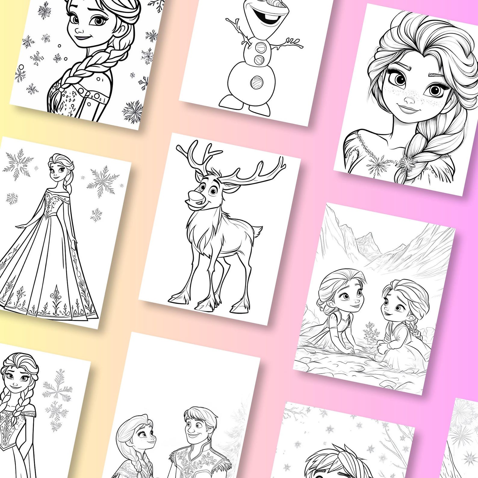 Printable Elsa Coloring Pages for Kids - 10 Fun & Engaging Coloring ...