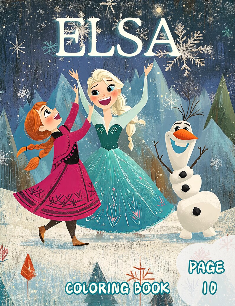 Printable Elsa Coloring Pages for Kids 10 Fun & Engaging Coloring ...