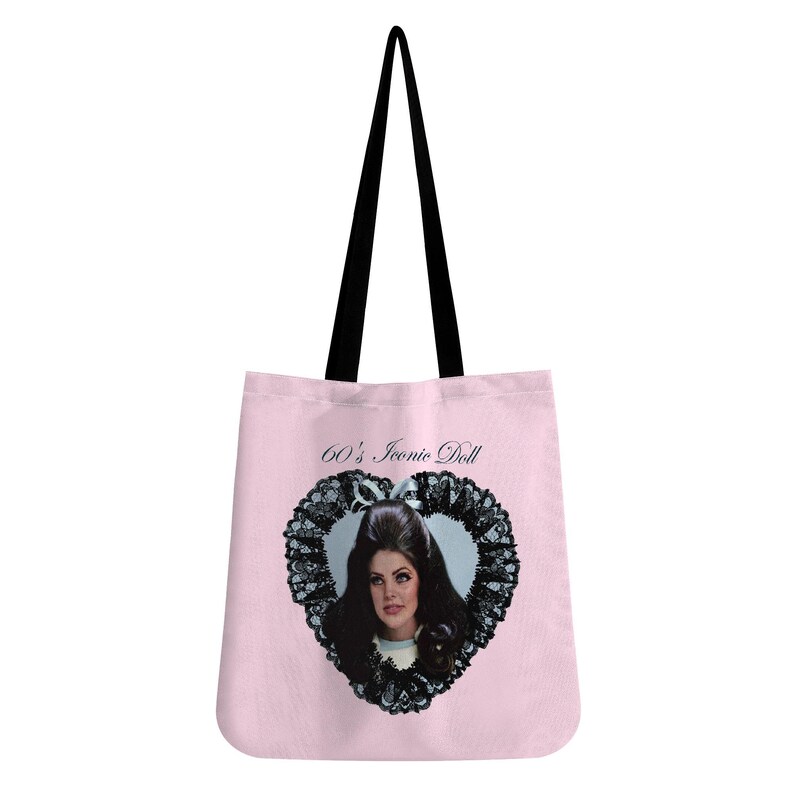 Priscilla Presley Coquette Tote Bag Old Hollywood 60s Celebrity Icon ...