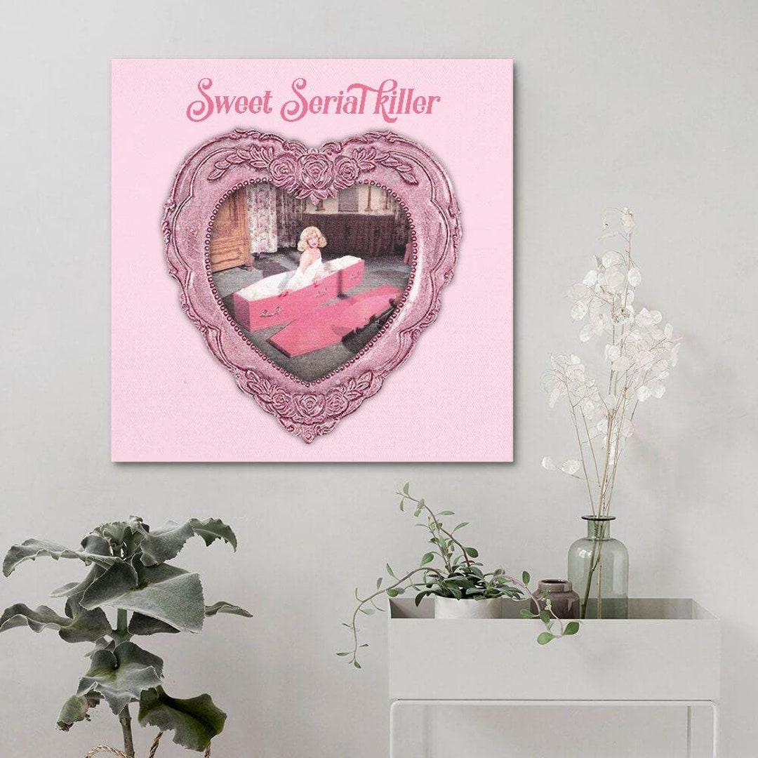 Vintage Girly Pink Coffin Poster Dark Coquette Room Decor Indie Movie ...