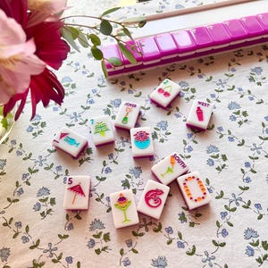 Mahjong Tile Set, Cocktail Club Edition - Etsy