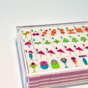 Mahjong Tile Set, Cocktail Club Edition ™ - Etsy