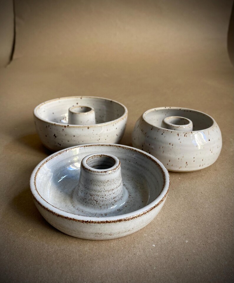 Handmade Ceramic Candlestick Holder | Minimalistic Ceramics - Etsy