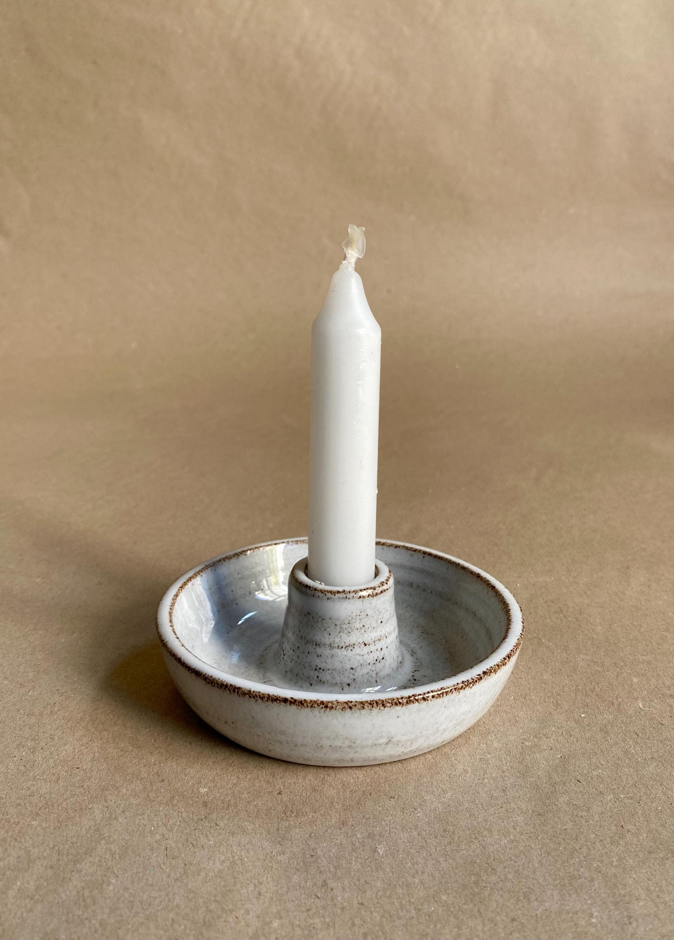 Handmade Ceramic Candlestick Holder | Minimalistic Ceramics - Etsy