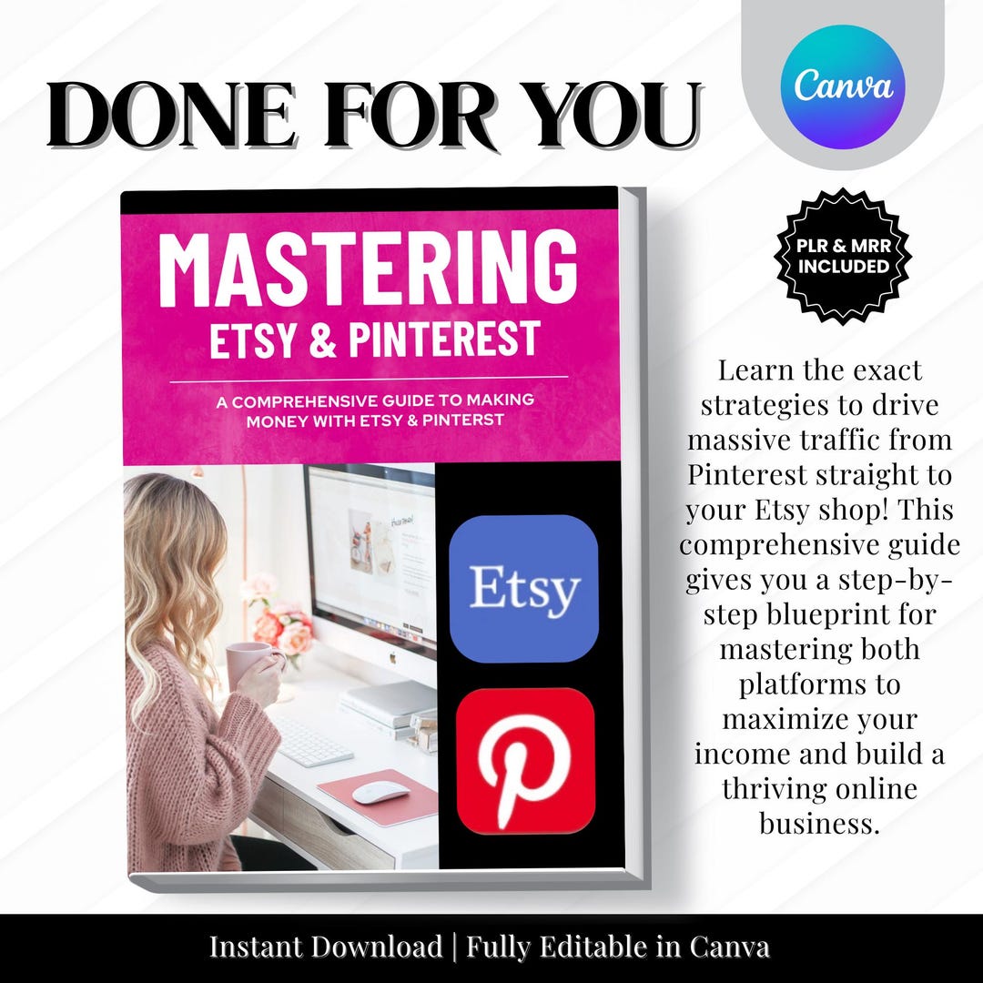 Etsy & Pinterest Guide: Shop Growth Strategy (digital Download) - Etsy