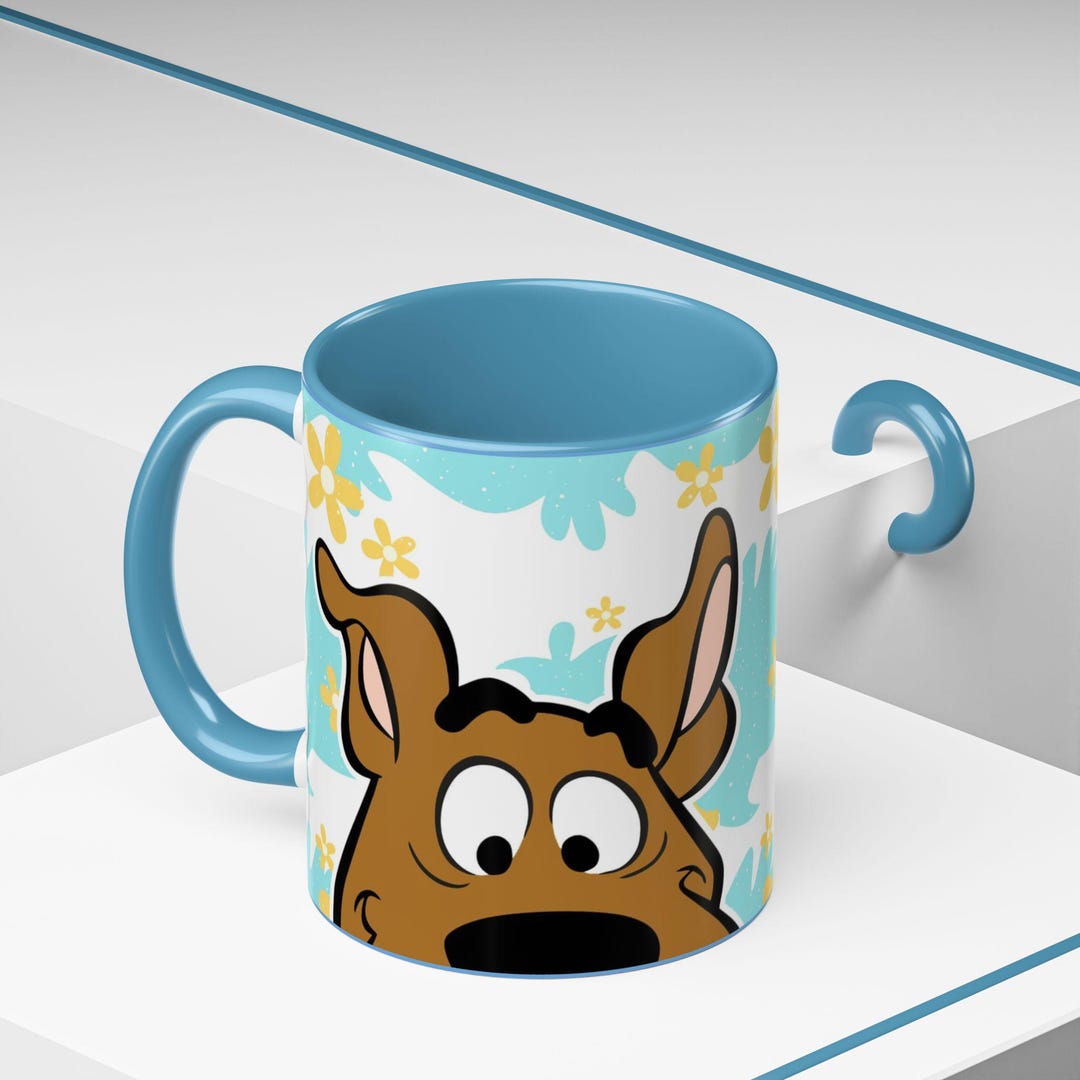 Retro Scooby-doo Coffee Mug, Fun Cartoon Mug, Gift for Scooby-doo Fans ...
