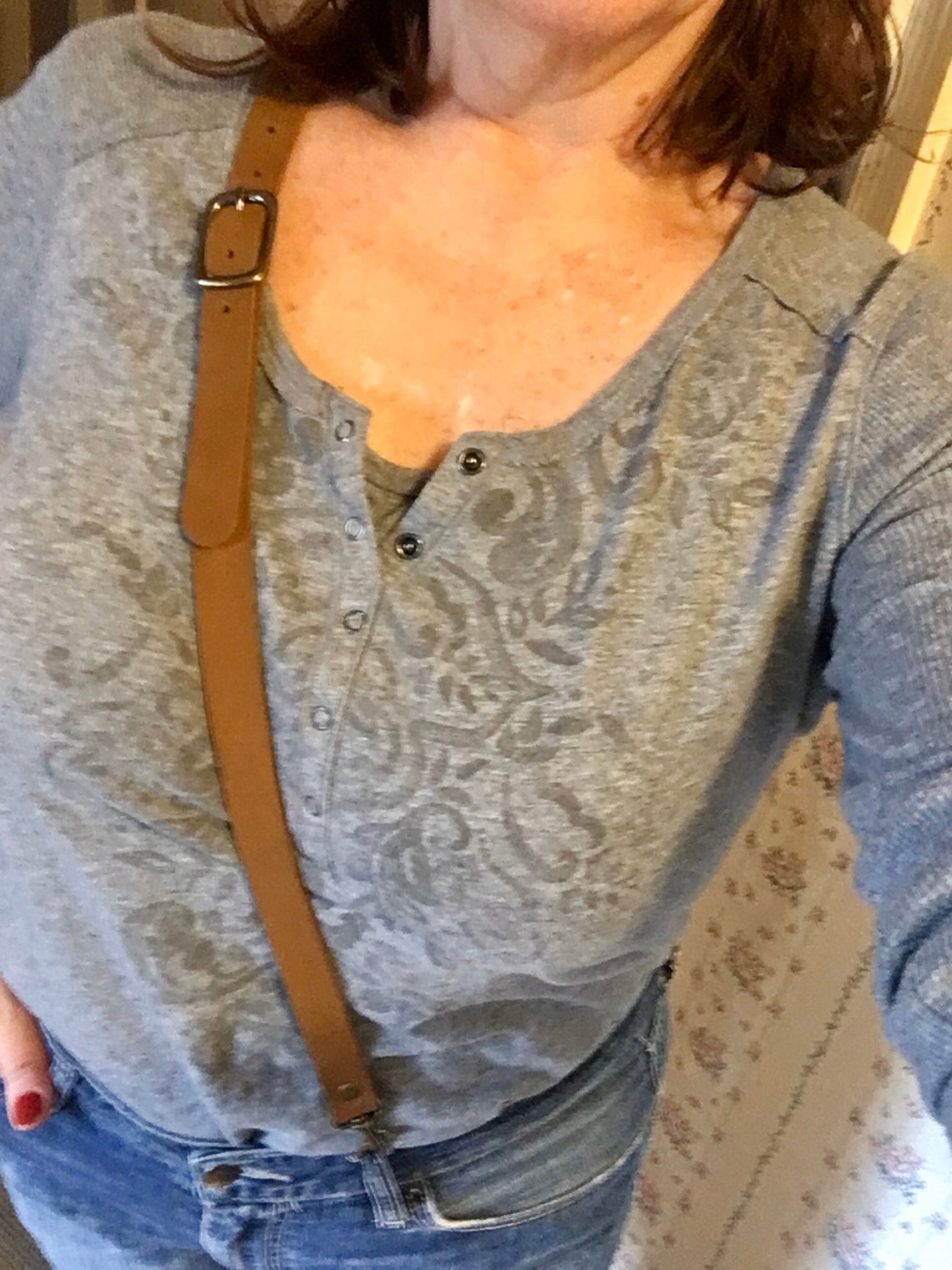 Leather Suspenders single Shoulder Bandolier Black Brown | Etsy