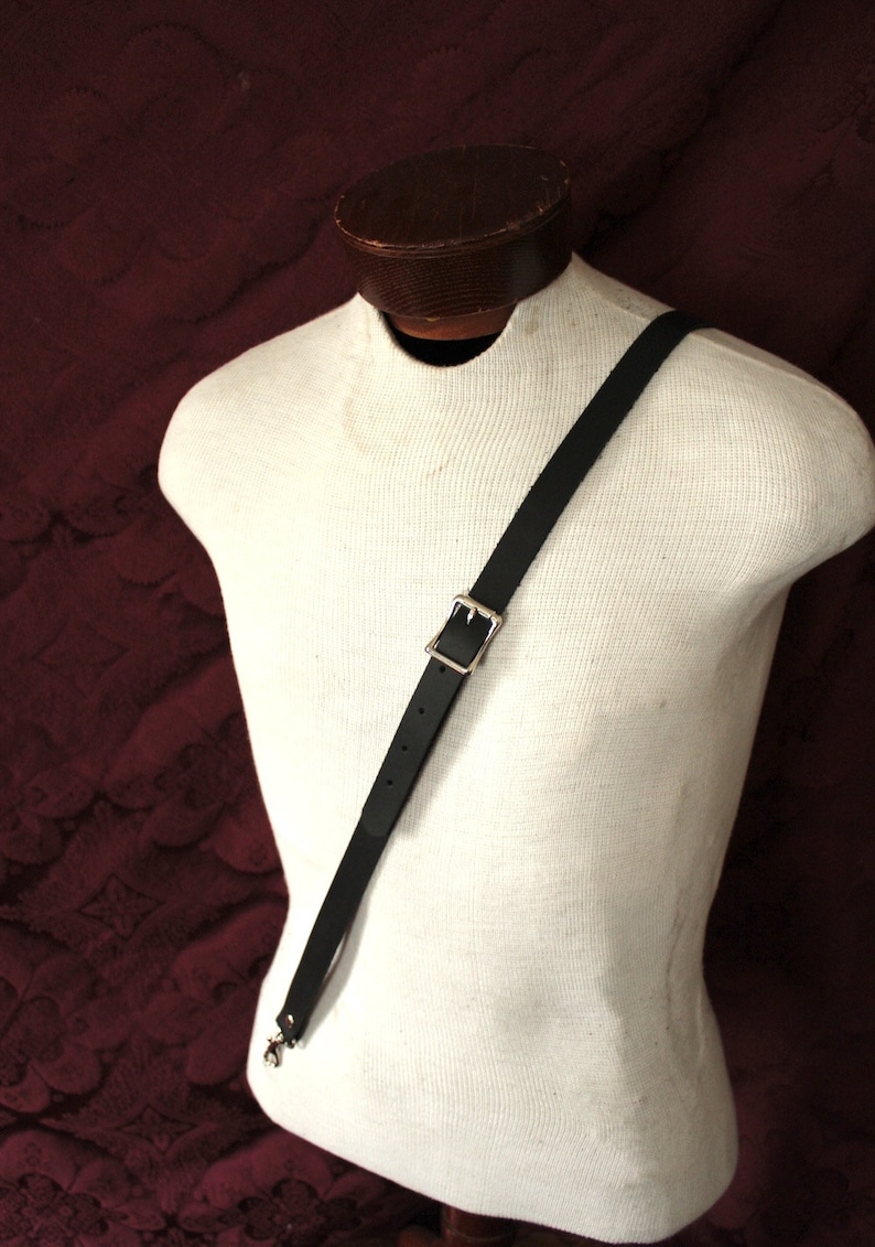 Leather Suspenders single Shoulder Bandolier Black Brown - Etsy Hong Kong