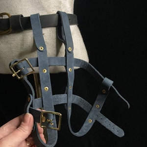 Book Holster, Leather Strap Holster/ for Paperback Book, Journal ...