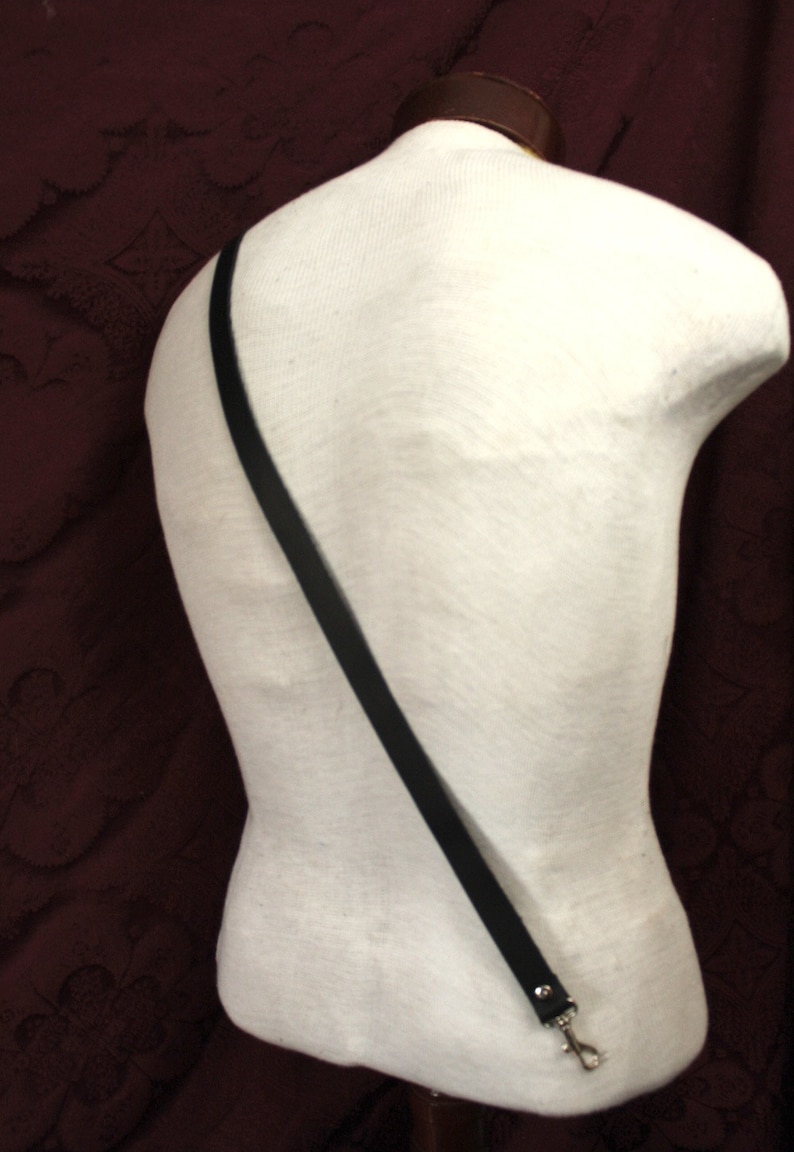 Leather Suspenders single Shoulder Bandolier Black Brown - Etsy Hong Kong
