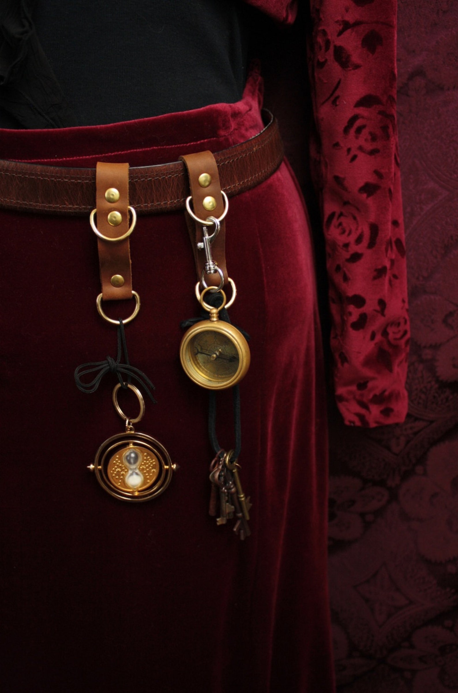 Belt Loop Accessory Gadget Hanger Real Leather/larp Hiker - Etsy