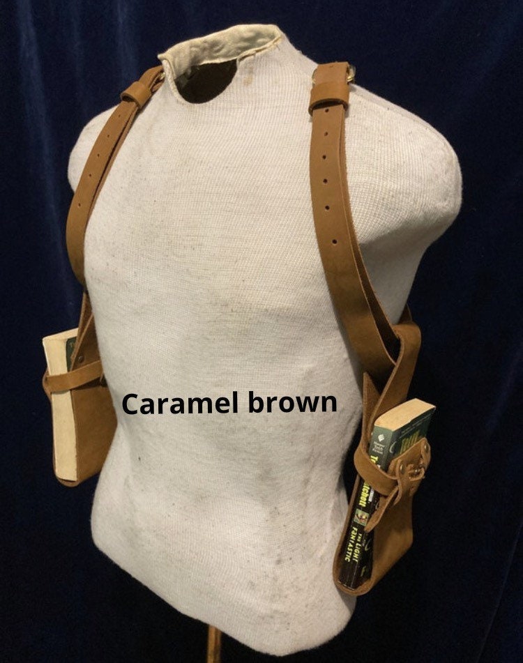 Book holster suspender harness, book harness, book holster harness ...