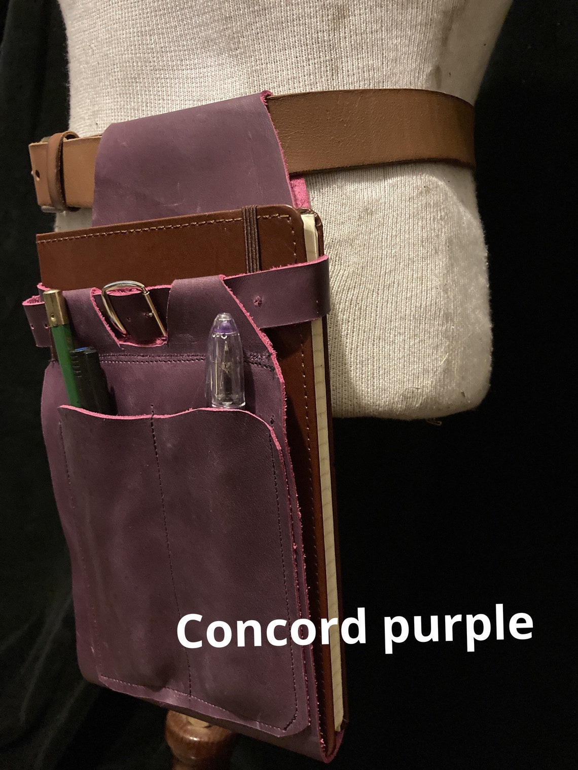 Sketchbook Holster With Pen & Pencil Pocket for Sketchbooks - Etsy