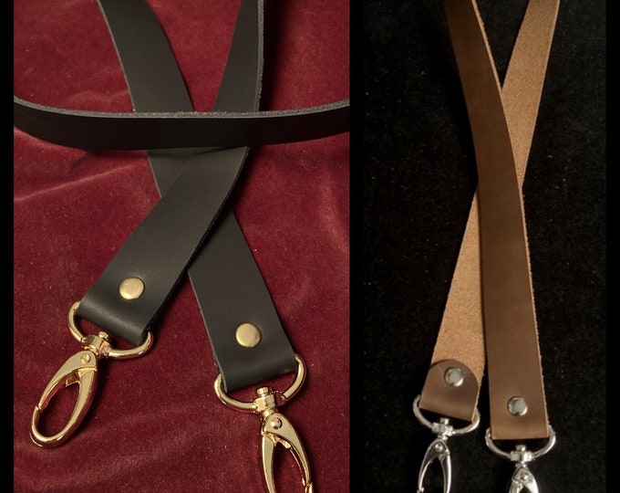 Replacement Purse Straps, Genuine Leather, 1 Inch Wide. Brown Purse ...