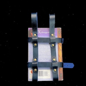 Book Holster, Leather Strap Holster/ for Paperback Book, Journal ...