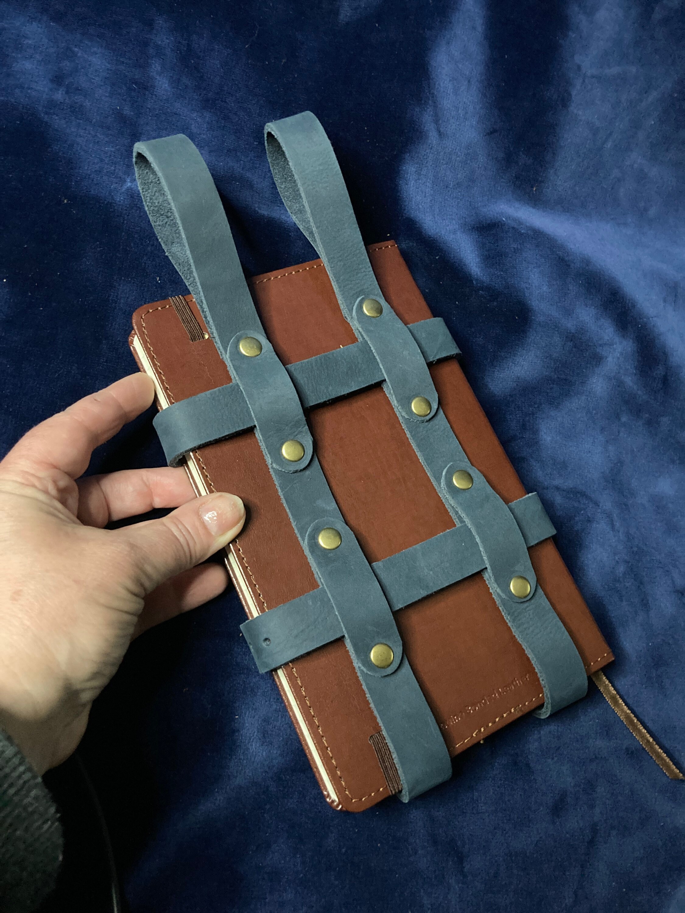 Book Holster Leather Strap Holster Cover For Paperback Book Journal Book Holster Leather Strap Holster Cover For Paperback Book Journal