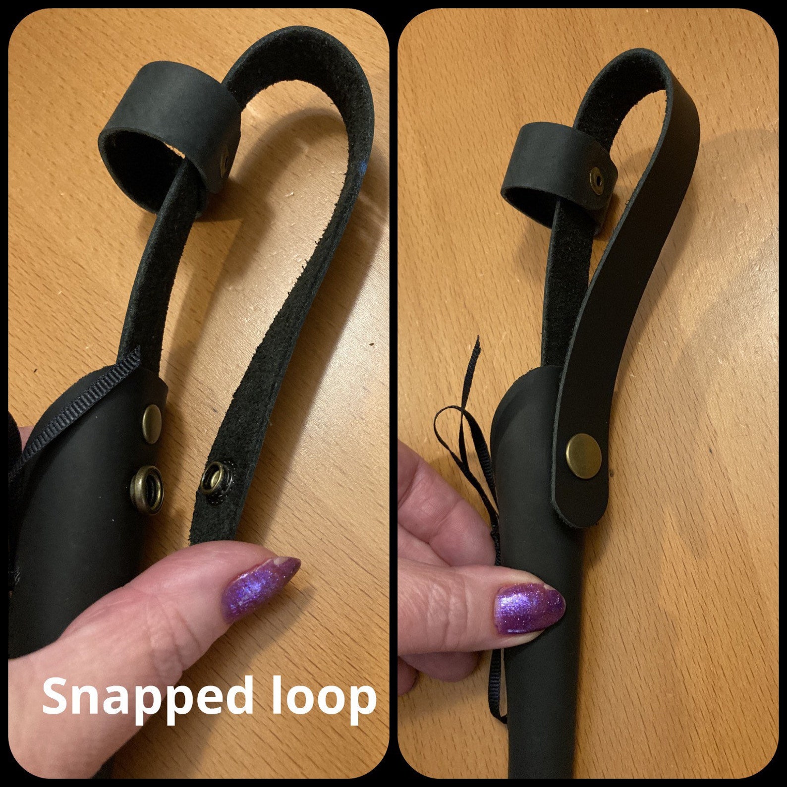 Leather Wand Holster Hang Your Own Wand From Your Belt or | Etsy